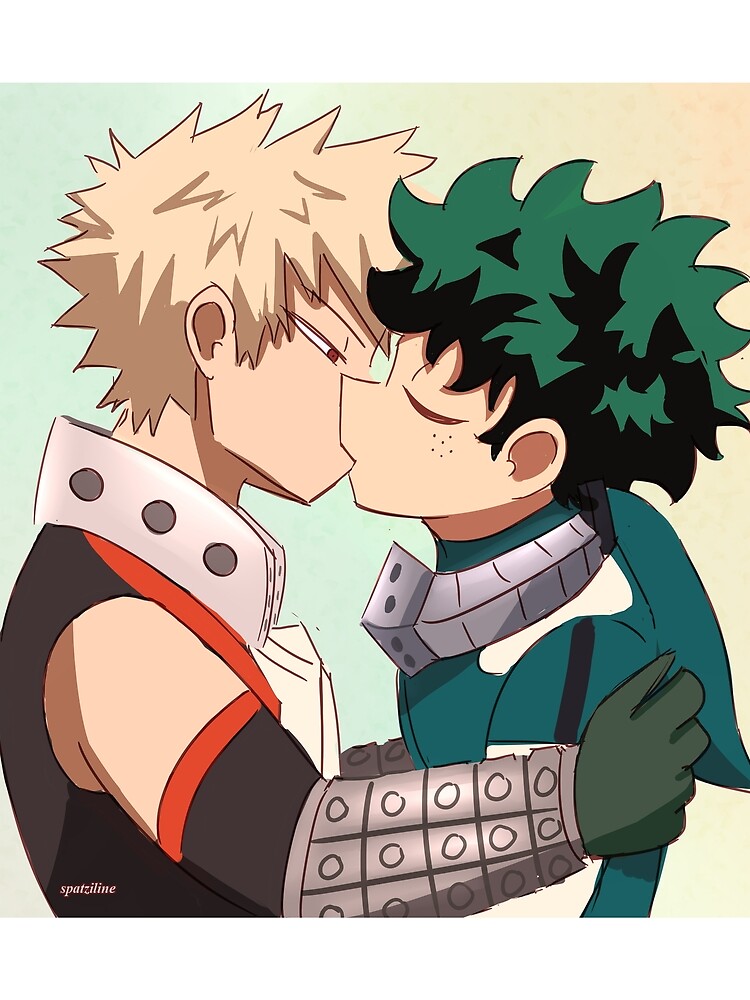 Bakudeku Kiss Scarf For Sale By Spatziline Redbubble
