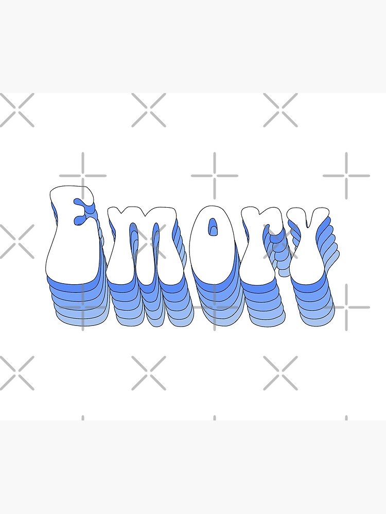 "Emory University Hippie Font" Throw Blanket for Sale by liasansiper ...