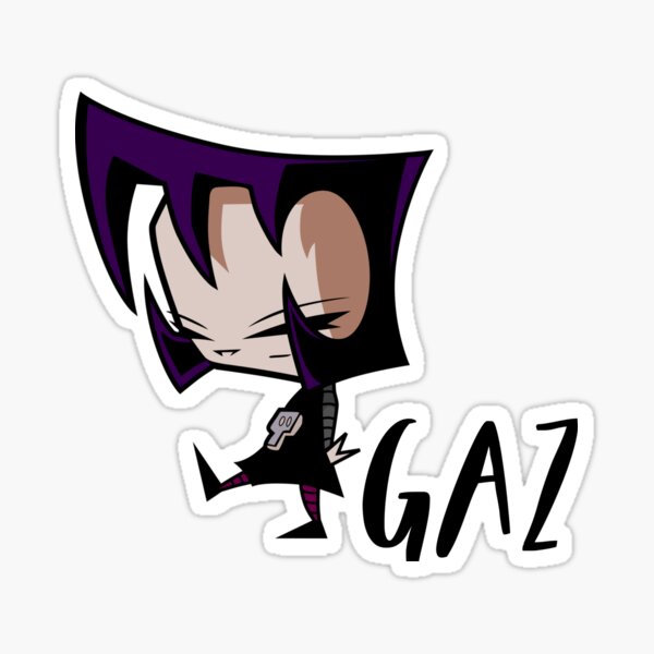 "Invader Zim" Sticker for Sale by Jaqiana | Redbubble