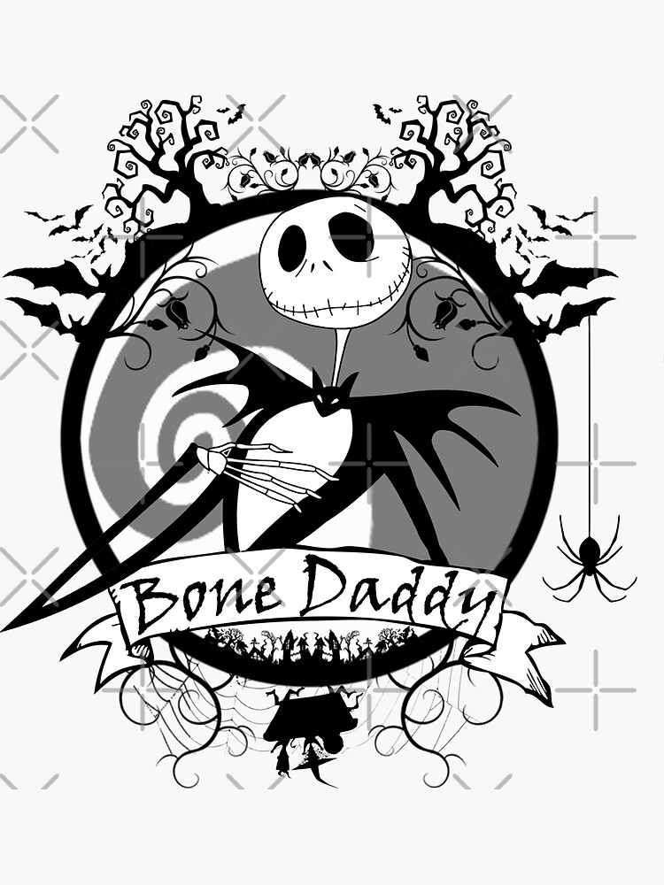 "Jack Skellington - Bone Daddy" Sticker for Sale by p605 | Redbubble