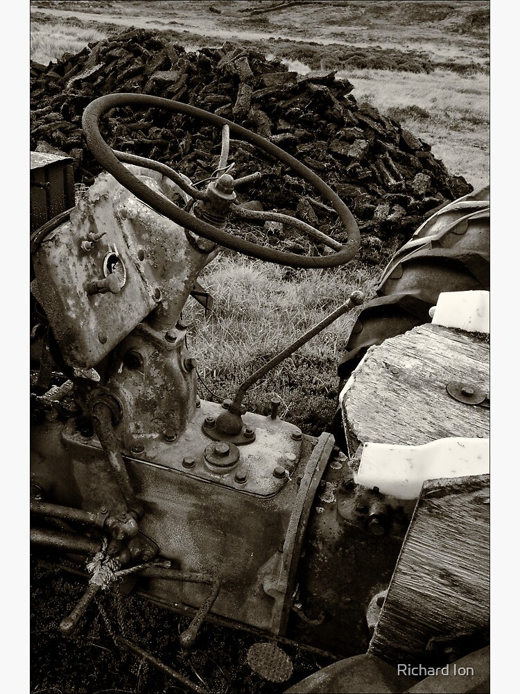 "Tractor at the peat cuttings, North Uist" Poster by TheDabber | Redbubble