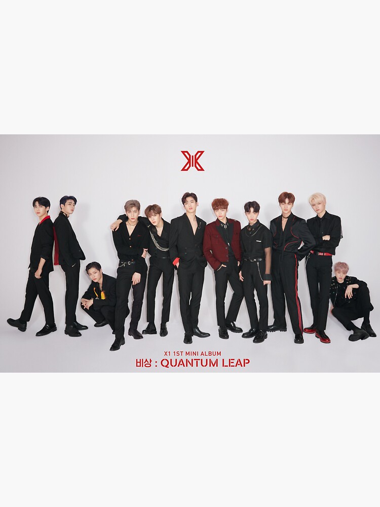 "X1 FLASH - Group Concept Photo (Quantum Leap Version) " Sticker by yunooyanoo | Redbubble
