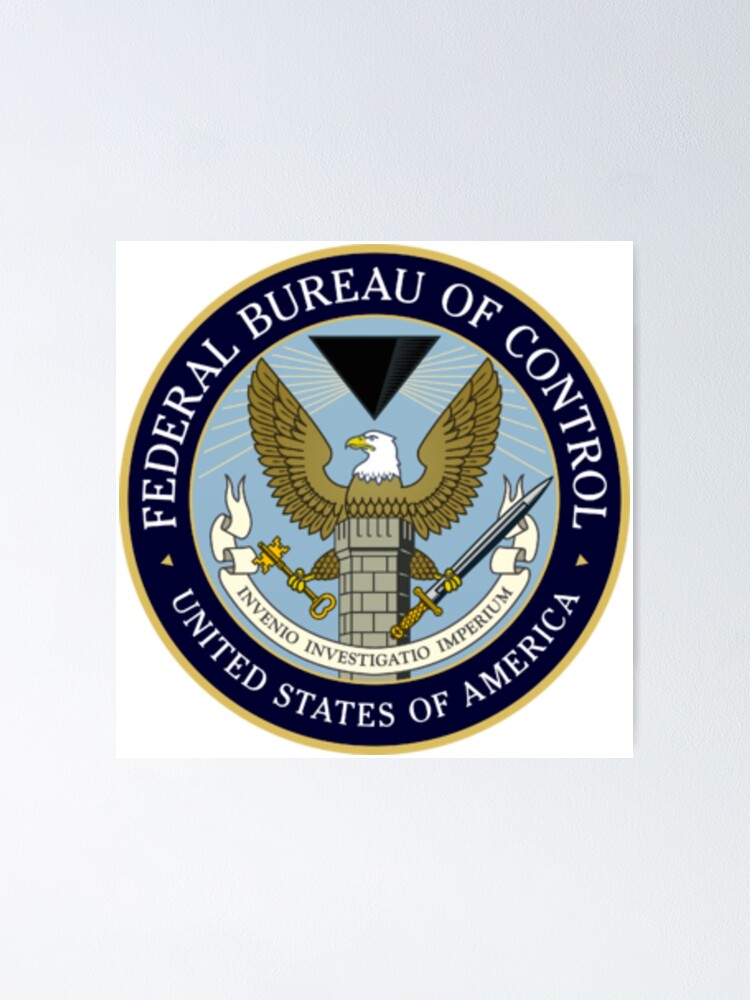 "Federal Bureau of Control " Poster by Acgreen56 | Redbubble