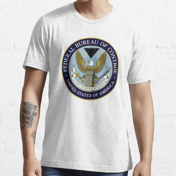 "Federal Bureau of Control " T-shirt for Sale by Acgreen56 | Redbubble ...