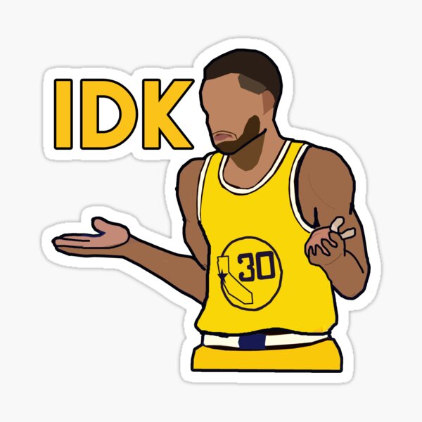 "Idk" Sticker for Sale by xavierjfong | Redbubble