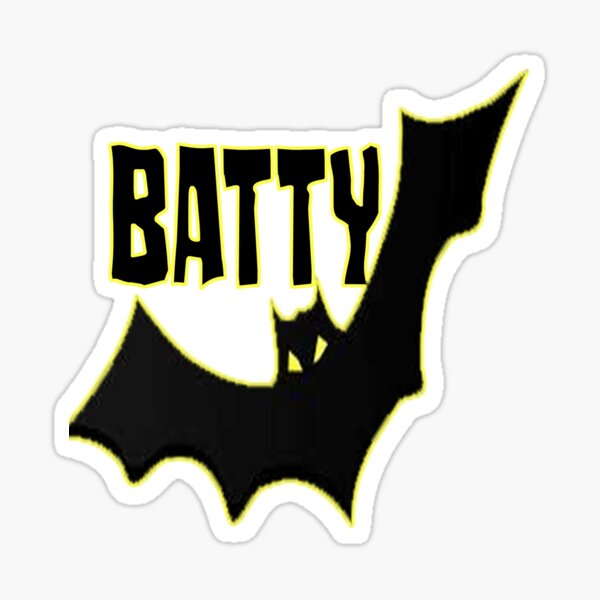 "Totally Batty" Sticker for Sale by serpentsky17 | Redbubble