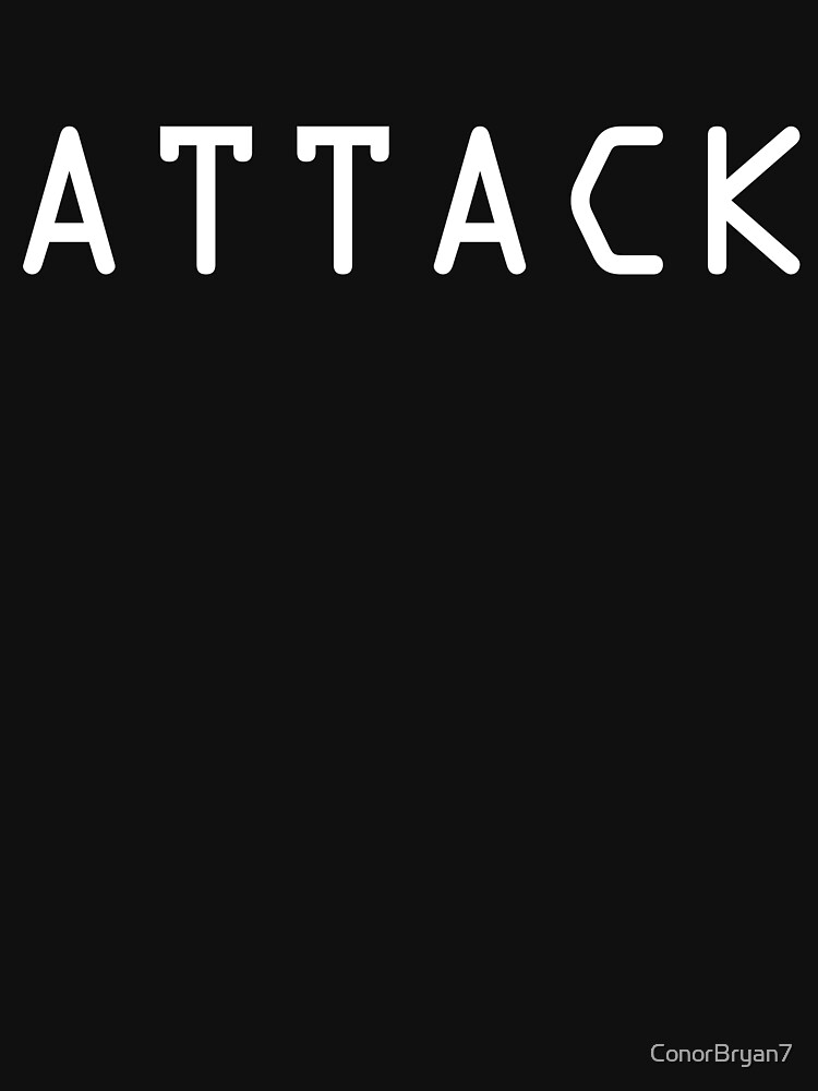"ATTACK" T-shirt for Sale by ConorBryan7 | Redbubble | jocko t-shirts ...