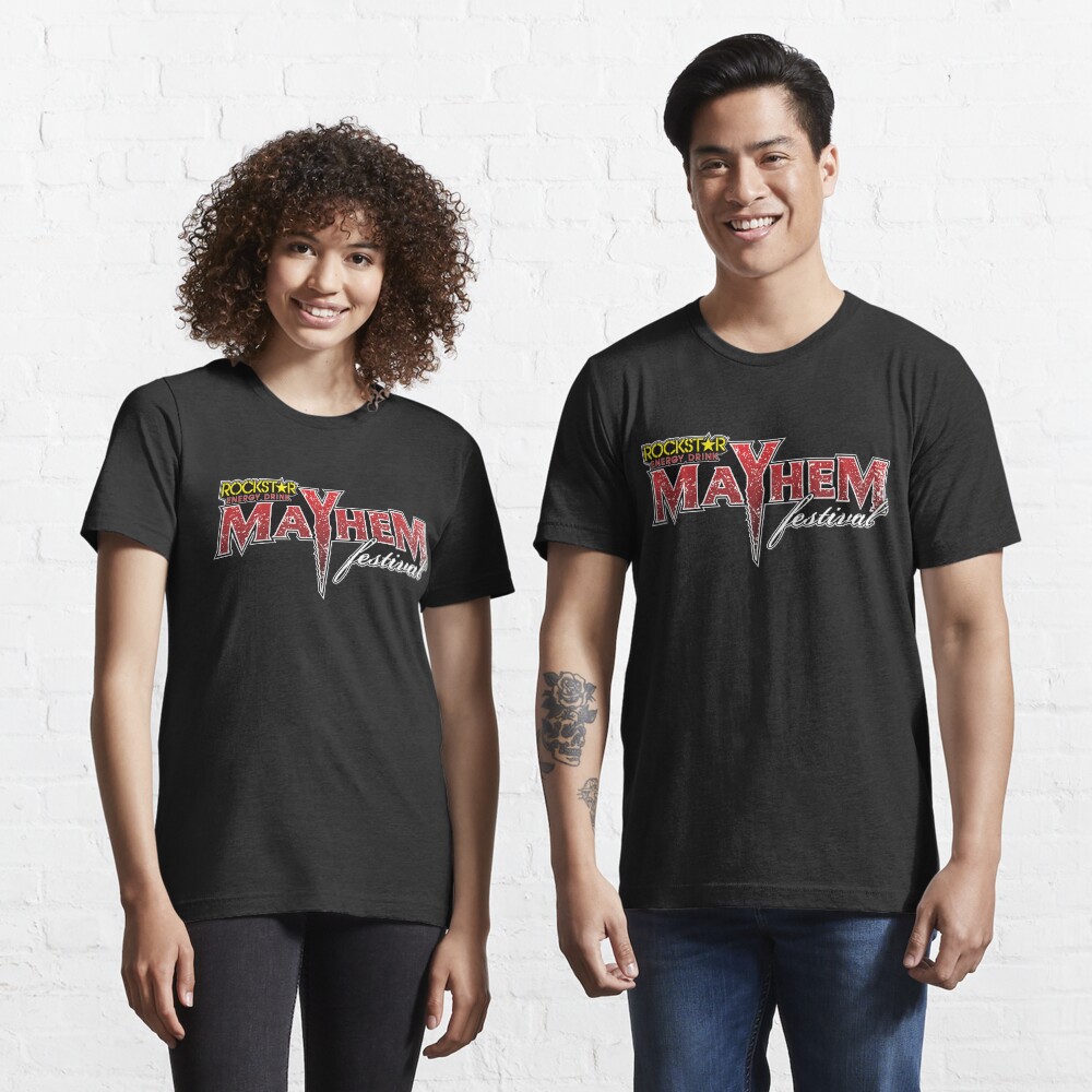 "mayhem festival" T-shirt for Sale by amandaaulia86 | Redbubble | music ...
