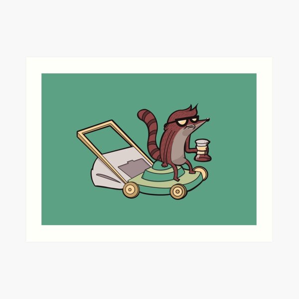 "Hipster Coffee & Rigby" Art Print for Sale by vanderdys | Redbubble