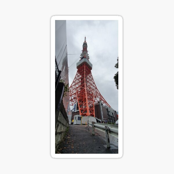 "Tokyo Tower" Sticker for Sale by FYFT | Redbubble