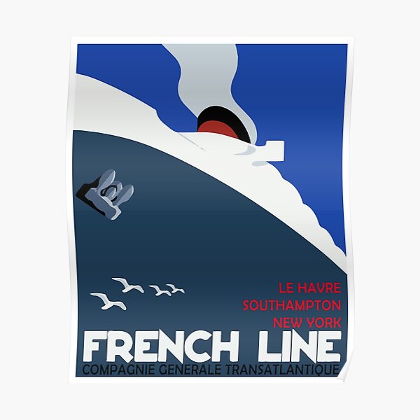 "French Line" Poster for Sale by masterchef-fr | Redbubble