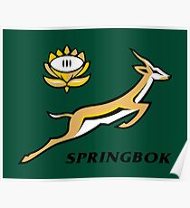 Springbok Rugby Posters | Redbubble