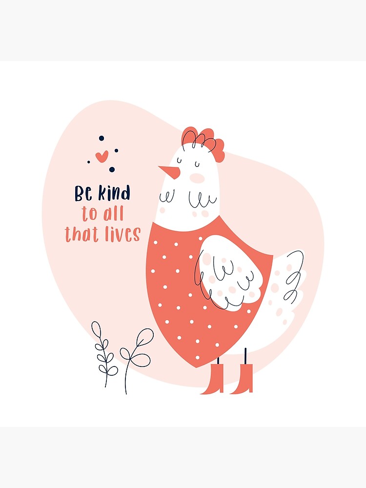 "Be Kind To All Living Things" Poster for Sale by kate-creates | Redbubble
