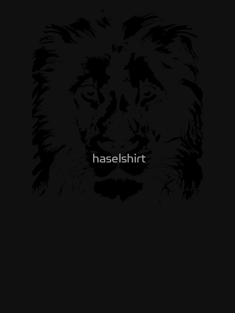 Camiseta «Lion Face Shadow Leo Head Idea de regalo para el rey animal ...
