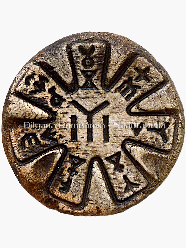 "Ancient symbol of Tangra" Sticker for Sale by Dilito4 | Redbubble
