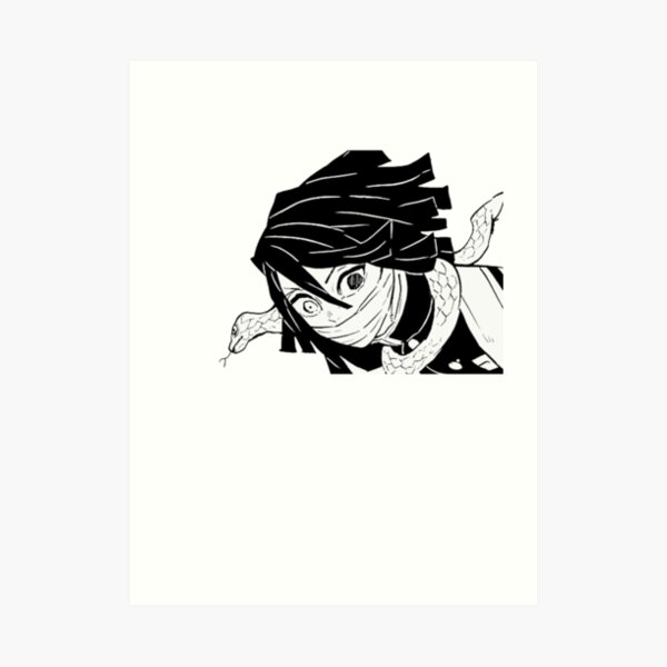 "Kimetsu No Yaiba (Demon Slayer) - Obanai Iguro" Art Print by QUENTINR ...