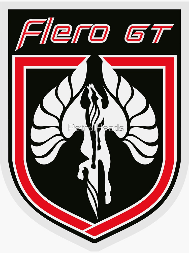"Fiero GT" Sticker for Sale by PetrolHeads | Redbubble