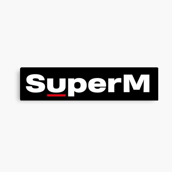 Super M Logo Canvas Prints | Redbubble