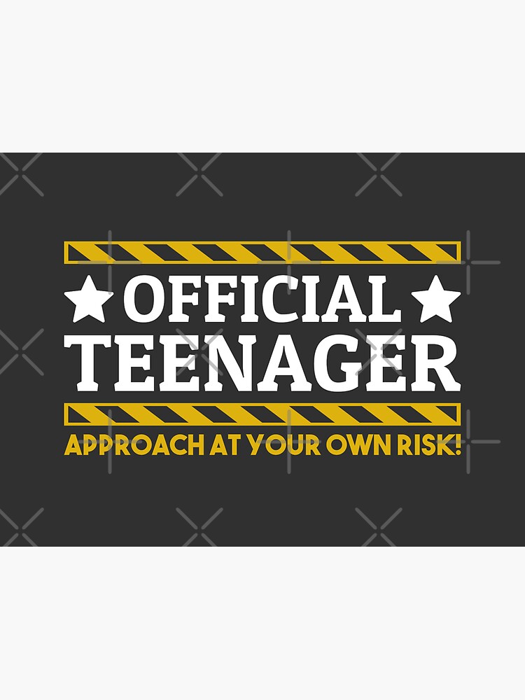 "Official Teenager for the 13th Birthday" Sticker for Sale by ...