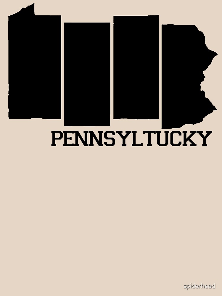 "pennsyltucky 1" T-shirt for Sale by spiderhead | Redbubble | black ...