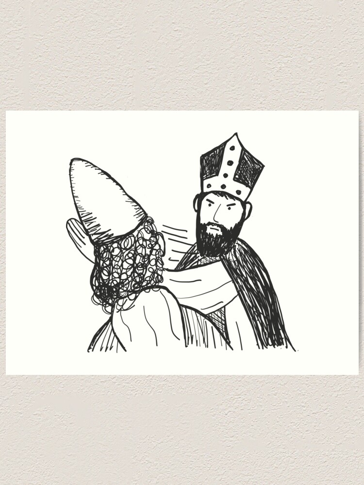 "St. Nicholas and Arius" Art Print by Ccorbin2 | Redbubble