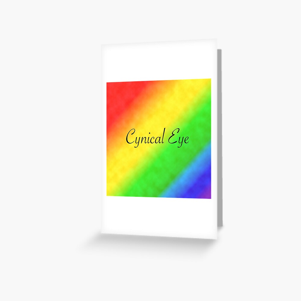 "Cynical Eye Original Logo" Greeting Card by gabga | Redbubble