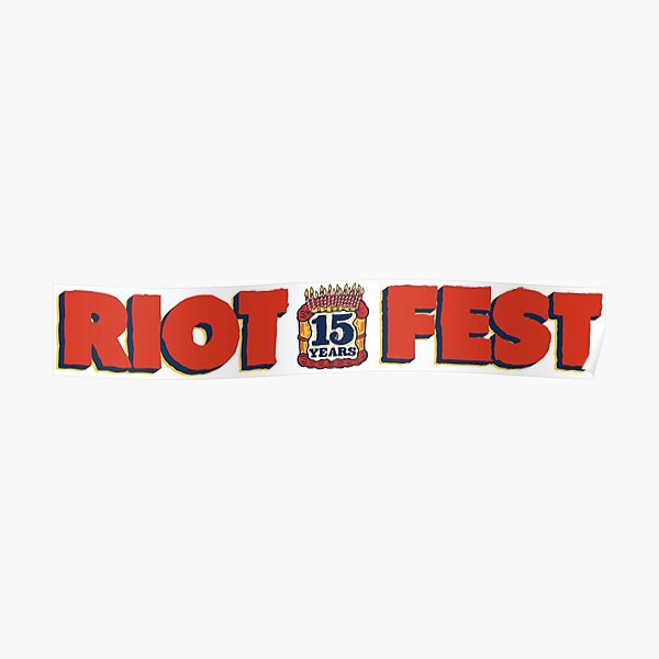 "rio riot festival fest 2019 visimisi logo" Poster for Sale by llyren ...
