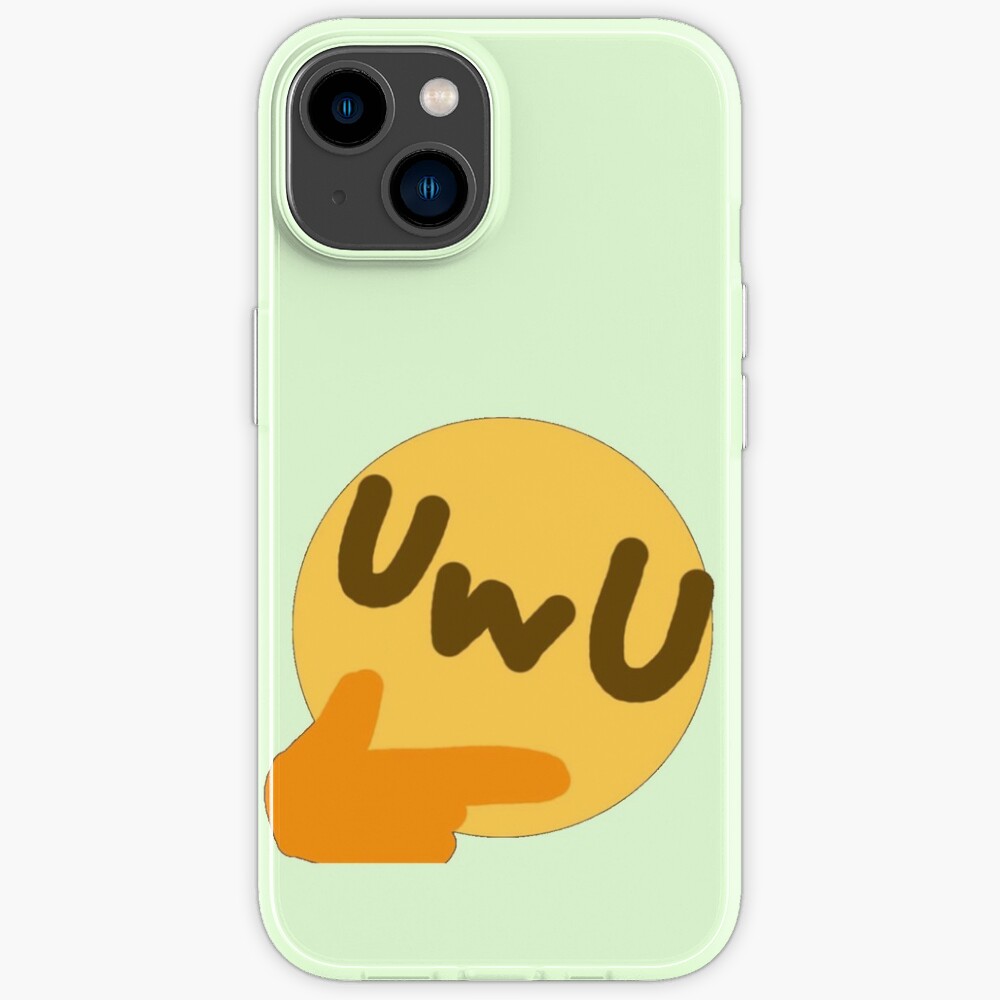 "UwU thinking emoji" iPhone Case for Sale by Edwintorres1041 | Redbubble