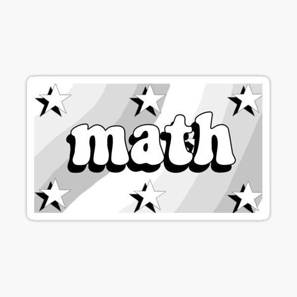 "Math Sticker " Sticker by huladesigns | Redbubble
