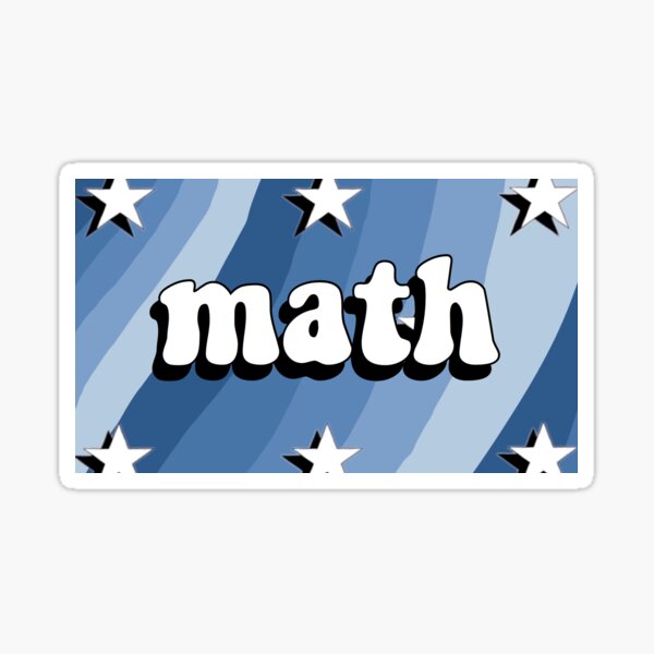 "Math Sticker " Sticker by huladesigns | Redbubble