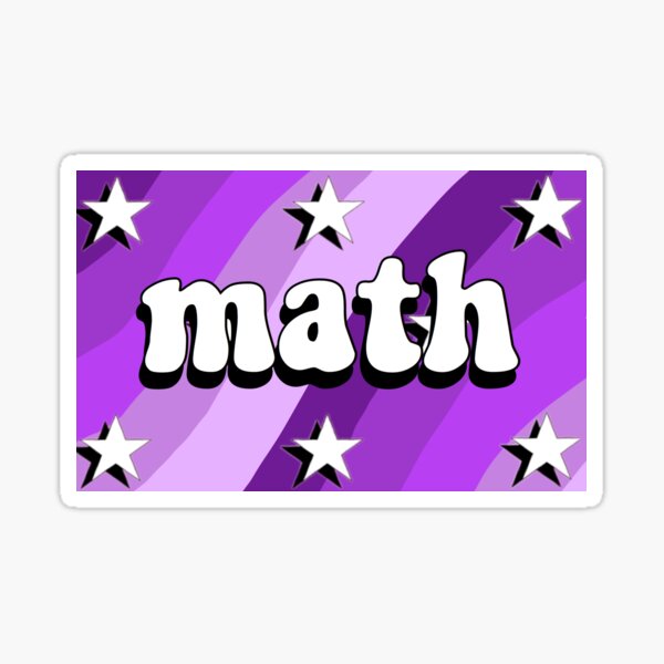 "Math Sticker" Sticker by huladesigns | Redbubble