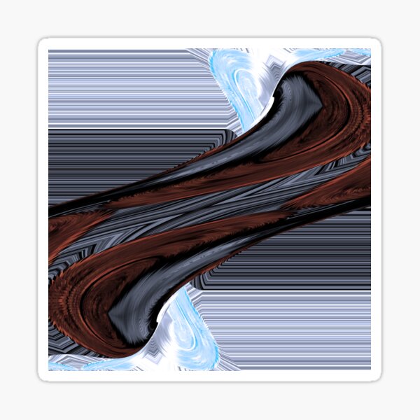 "Sheer Shear Shadow Adaptation" Sticker by Cabanabearly1 | Redbubble