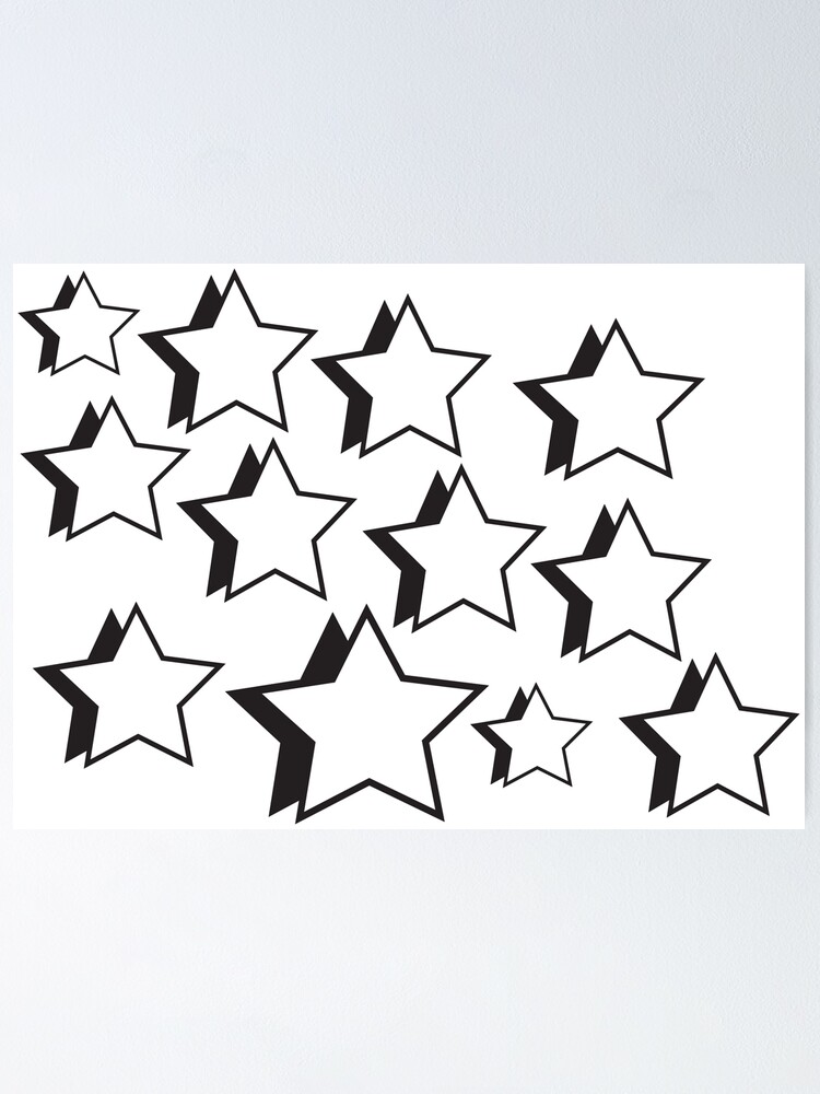 "Vsco Stars Pack" Poster for Sale by blissery | Redbubble