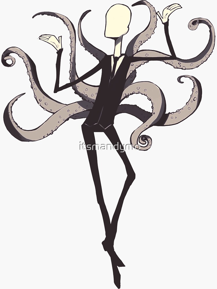 Slenderman Sticker For Sale By Itsmandymo Redbubble