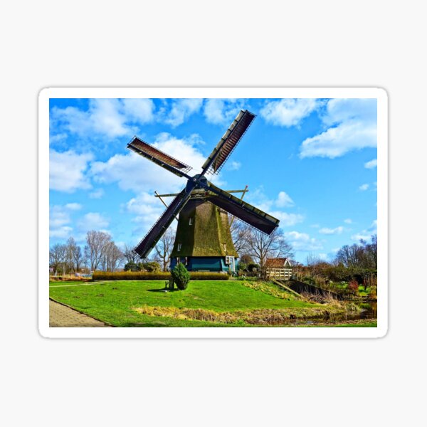 "Dutch Windmill" Sticker by Fjfichman | Redbubble