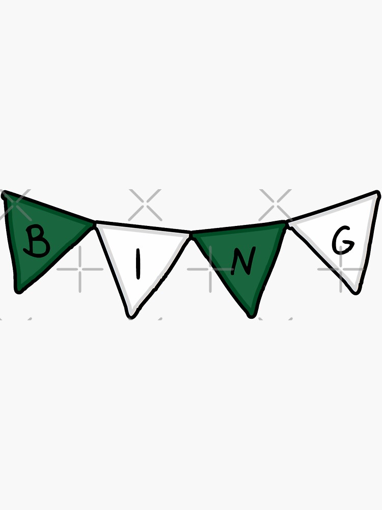 "bing" Sticker for Sale by pac1227 | Redbubble
