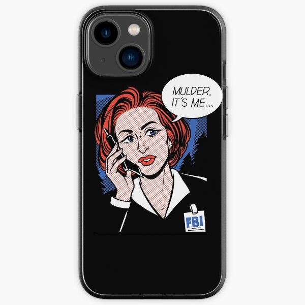 "FBI Agent // Scully XFiles Lichtenstein " iPhone Case for Sale by ...