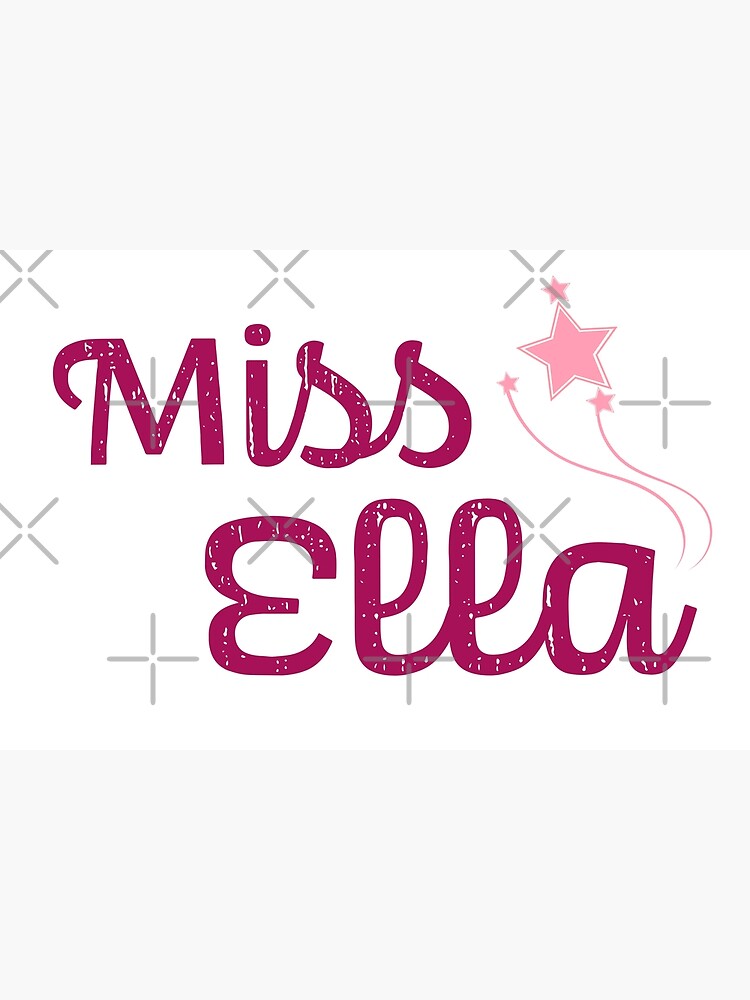 "Miss Ella toddler kids clothing & decor design" Poster by ...