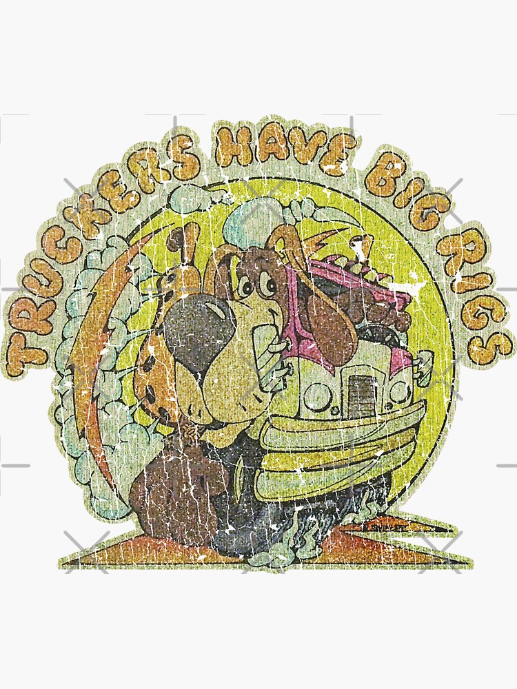 "Truckers Have Big Rigs" Sticker for Sale by jacobcdietz | Redbubble
