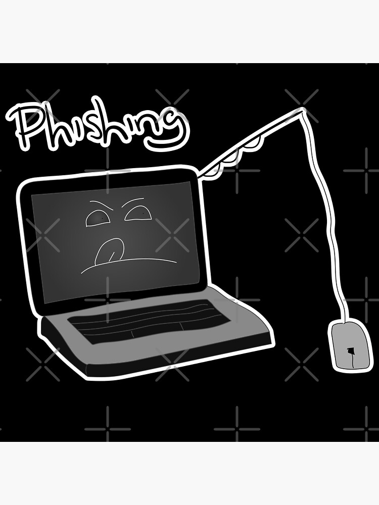 "Phishing. Funny computer pun" Poster for Sale by Kam-designs | Redbubble