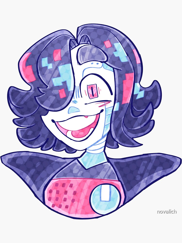 "Mettaton Ex Undertale Robot RPG Videogame Indie" Sticker for Sale by ...