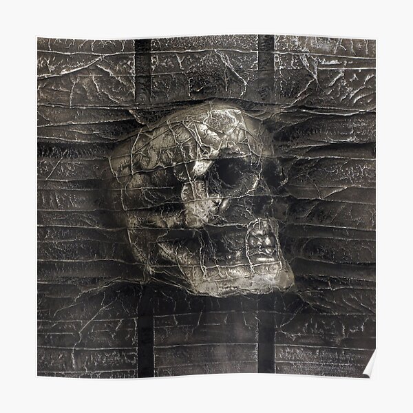 "Karbon Kast Skull" Poster for Sale by truaxdesigns | Redbubble