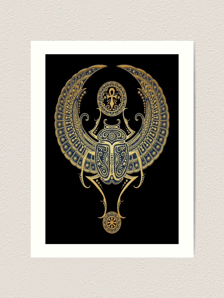 Egypt Scarab Drawing