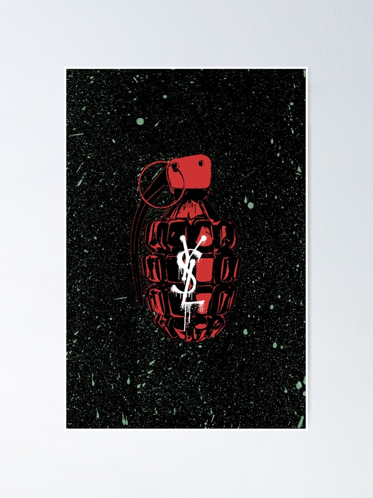 "Grenade Graffiti" Poster for Sale by Wuzzidy | Redbubble