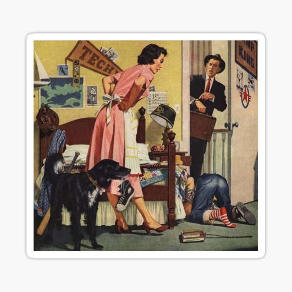 "Fifties 50s" Sticker for Sale by holidays4you | Redbubble