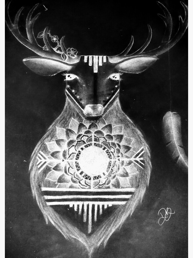 "Metis inspired deer" Sticker by Empathyst | Redbubble