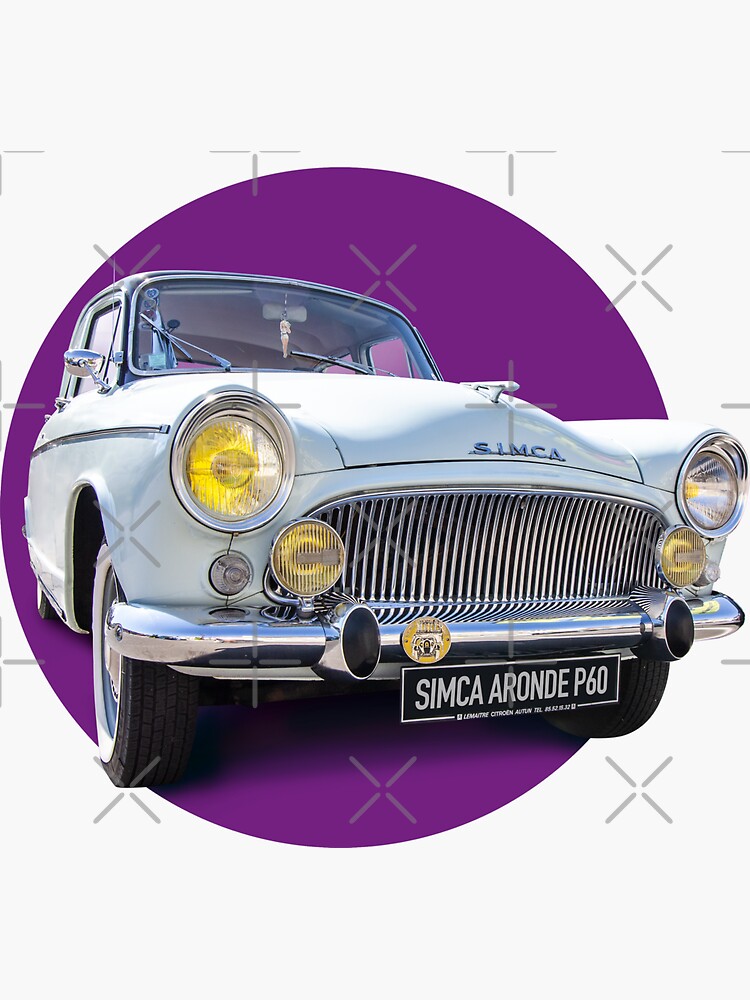Sticker « Simca Aronde P60 », par 12points | Redbubble