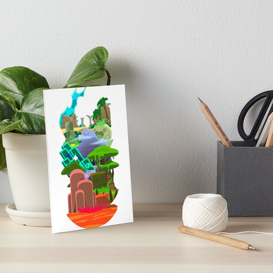 "slime rancher areas " Art Board Print for Sale by dragonlord19 | Redbubble