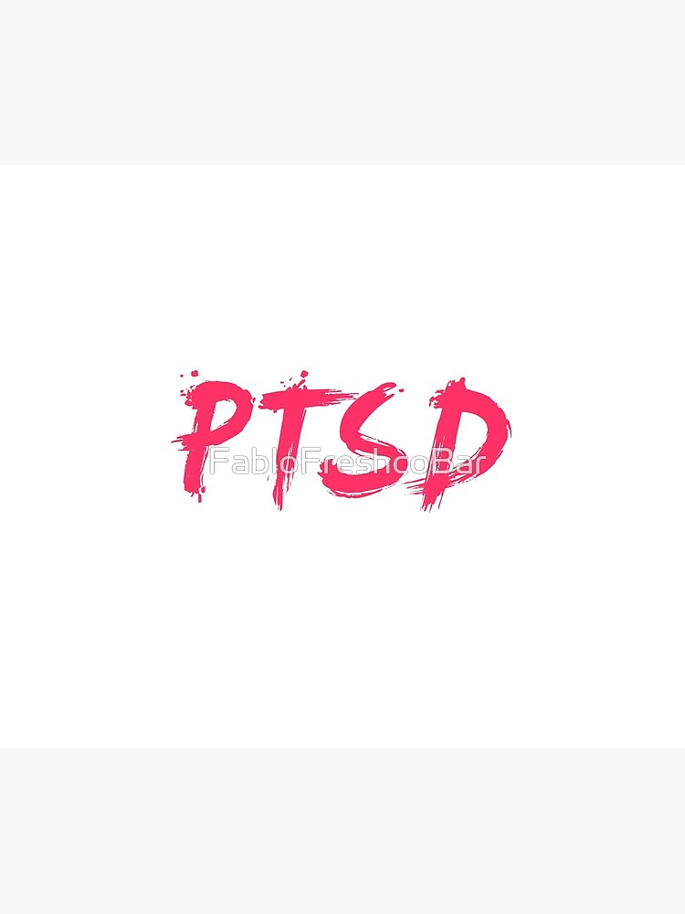 "PTSD Pink Drip" Throw Blanket by FabloFreshcoBar | Redbubble