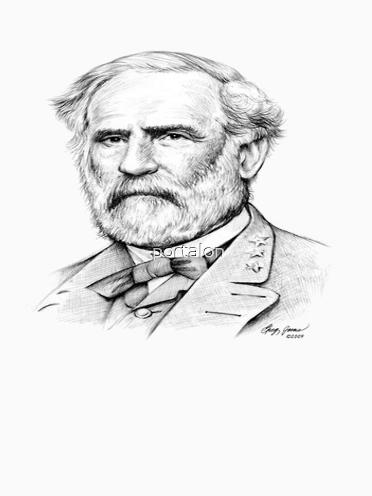 "Robert E. Lee" T-shirt for Sale by portalon | Redbubble | confederate ...